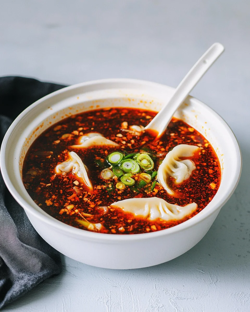 Hot and Sour Dumpling Soup: A Bowl of Flavorful Comfort – Foodiee Fairy