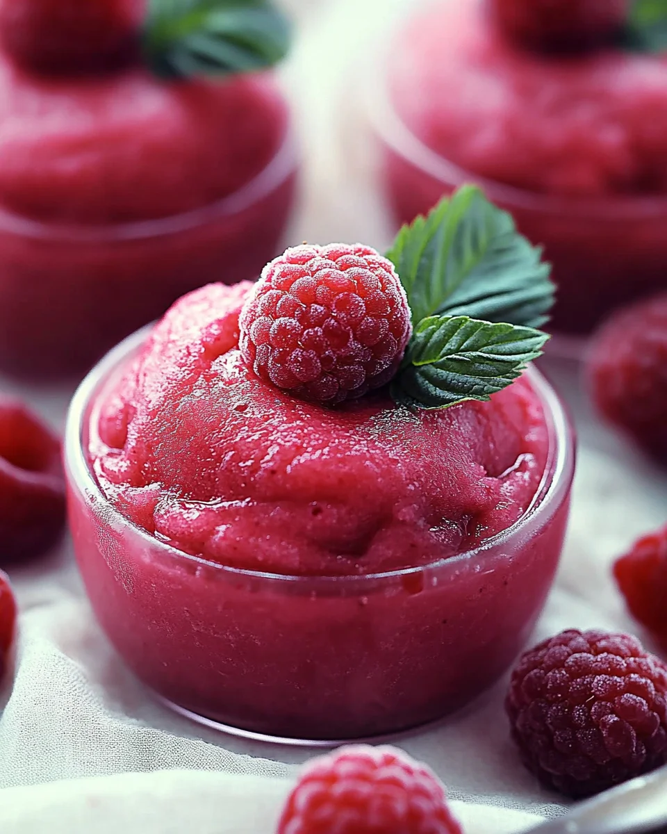 Homemade Raspberry Sorbet: A Refreshing Treat for Any Occasion ...
